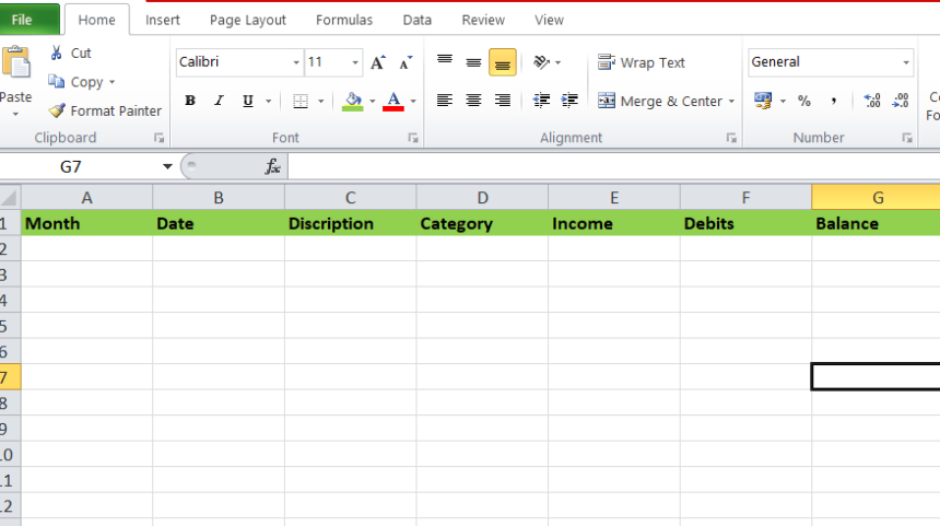 How to Create an Expense Tracker in Excel - XcelNote