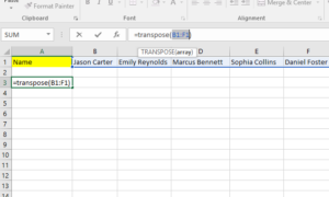 How to Change HORIZONTAL Data to VERTICAL in Excel - XcelNote