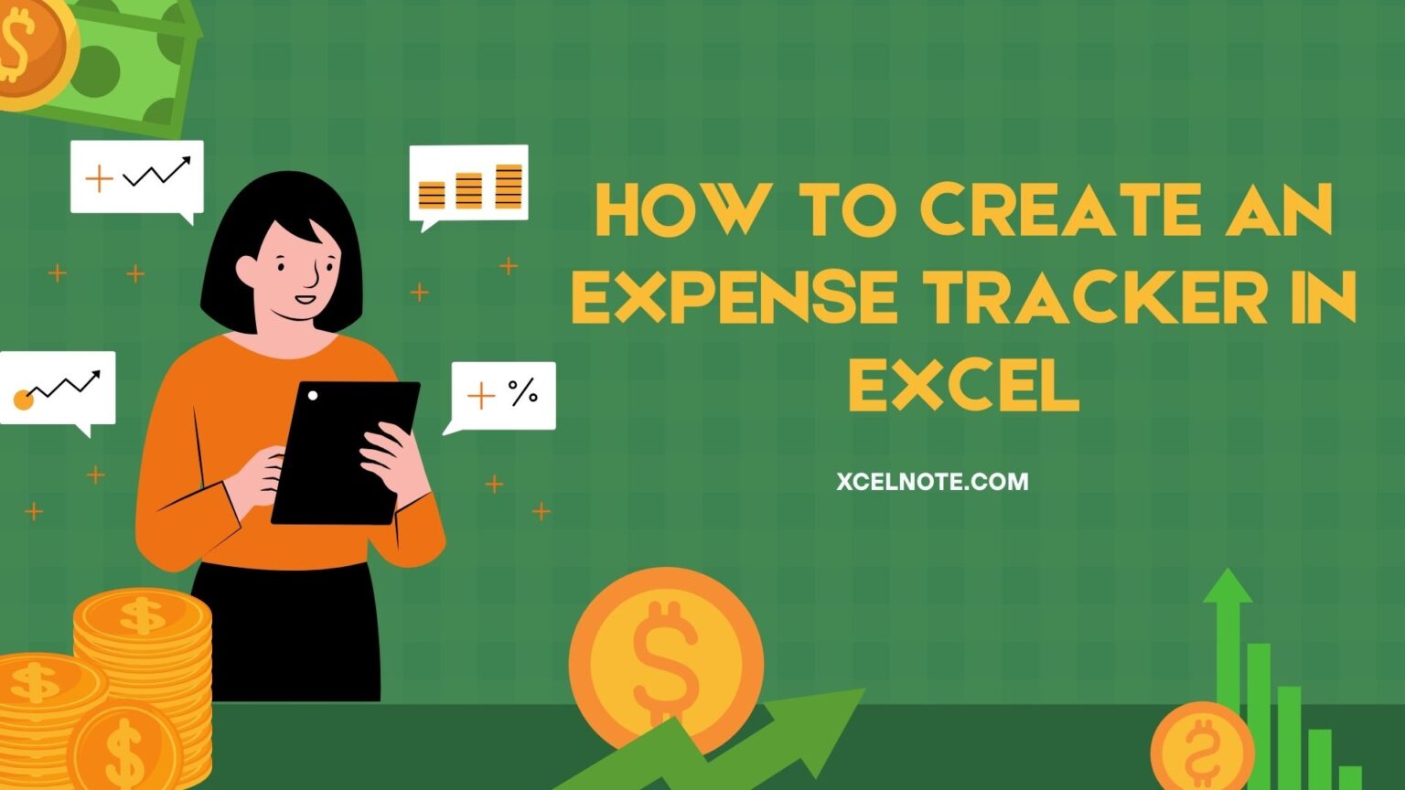How to Create an Expense Tracker in Excel - XcelNote